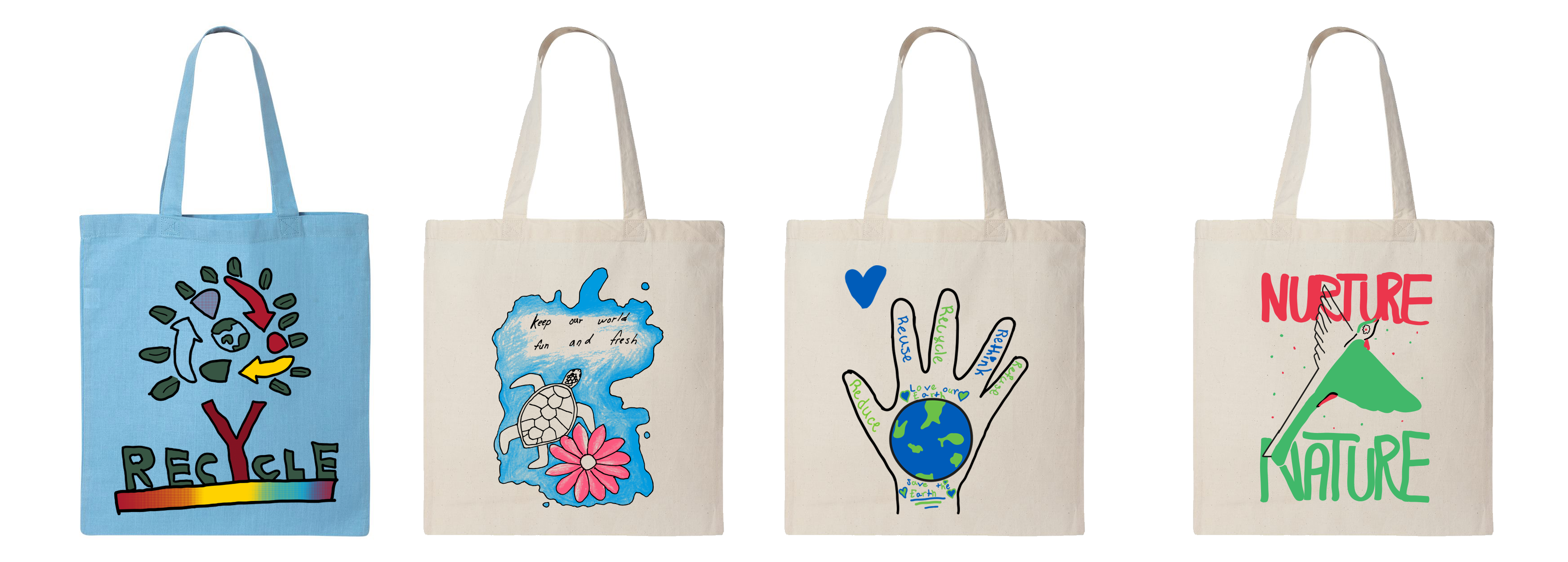 Bethlehem school kids’ art work adorns reusable tote bags in the battle ...