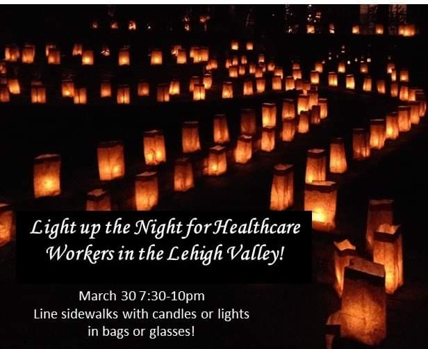 Great idea for Monday, March 30: Light up the Night for Healthcare ...